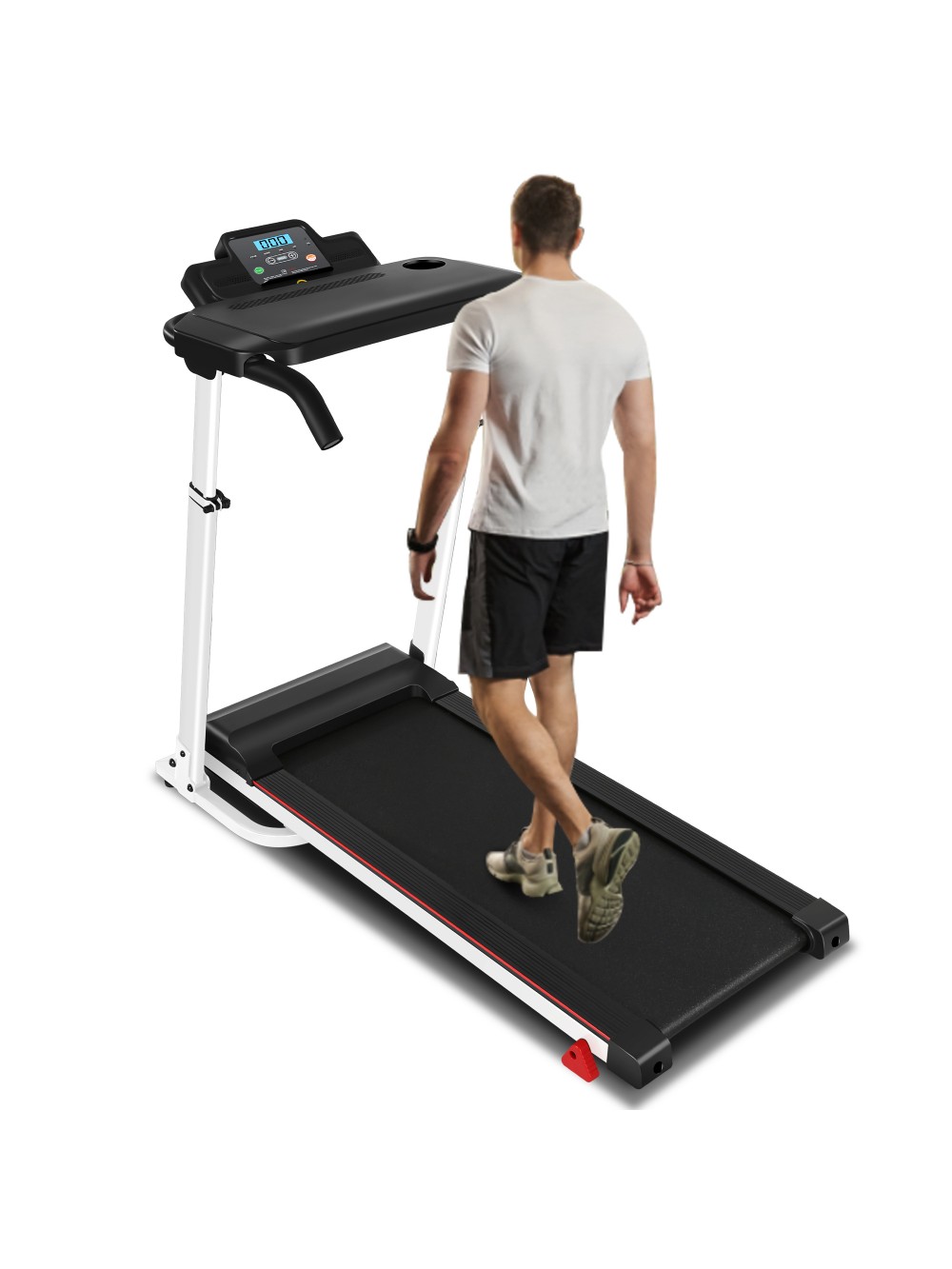 Tikmboex Folding Treadmill with Removable Tabletop and Incline,